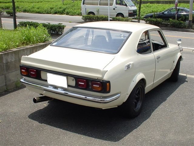 For JDM Corolla TE27 coupe Mango Spoiler flush wing ke25 duck bill ...