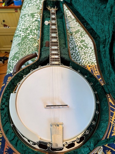 Top Tension Banjo RB 12 Style Walnut Custom Neck Gibson Resonator Keith ...