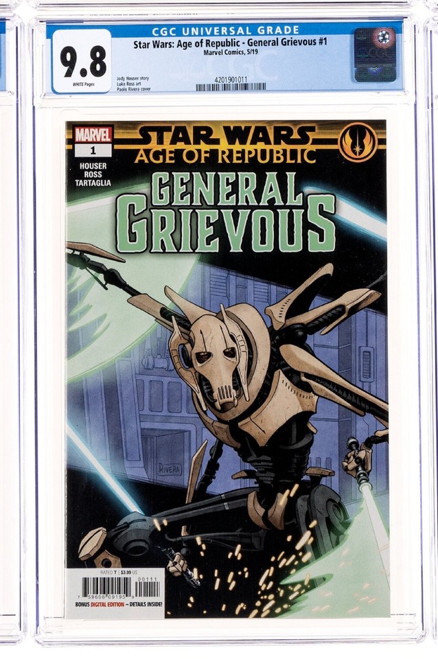 Star Wars: Age of Republic General Grievous #1 CGC 9.8 NM/MT Marvel ...