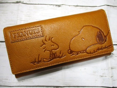 Women'S Wallet Long Cover Snoopy Genuine Leather Friends Ca | eBay