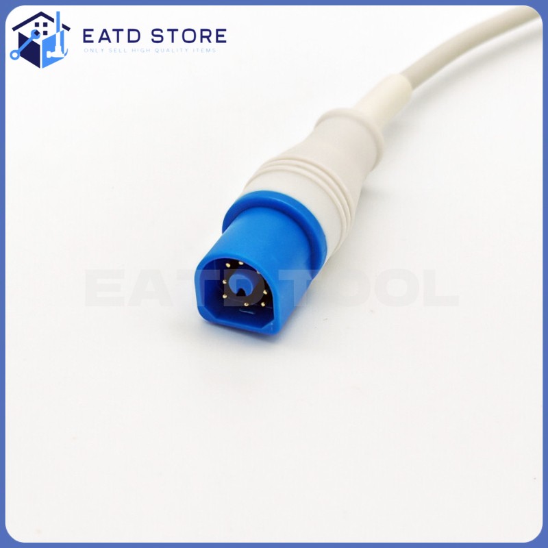 For Philips/HP M1191BL Reusable 3m 8pin Adult Soft Tip SpO2 Sensor ...