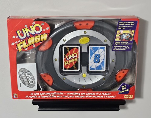 Rare Uno Flash Electronic Card Game in the Original Box Vintage | eBay
