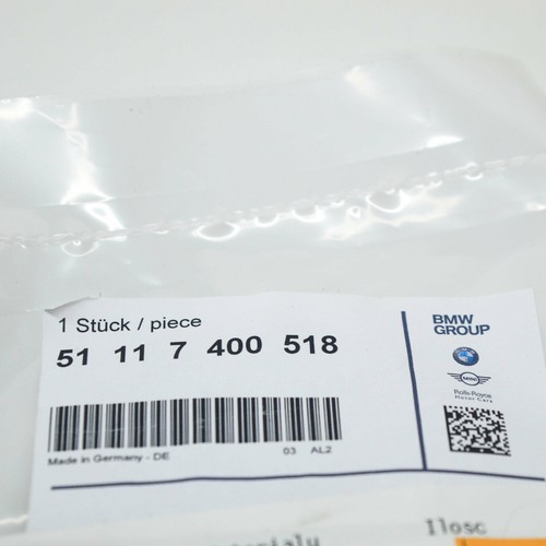 NEW BMW 6 F06 FRONT BUMPER TOW EYE HOOK COVER 51117400518 7400518 2016 ...