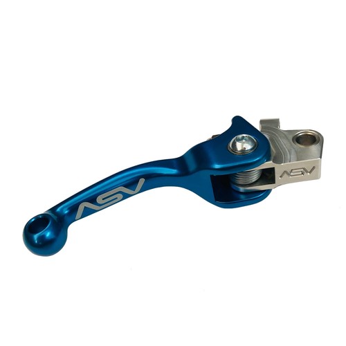 ASV F3 Unbreakabl e Shorty Blue Front Brake Lever Yamaha YZ 125 250 ...