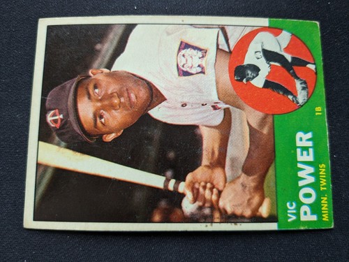 1963 Topps Baseball Card # 40 Vic Power - Minnesota Twins (VG/EX) | eBay
