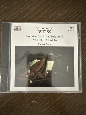 New CD Sylvius Leopold Weiss Barto Sonatas Lute, Vol 4 No 21, 37 And 46 ...