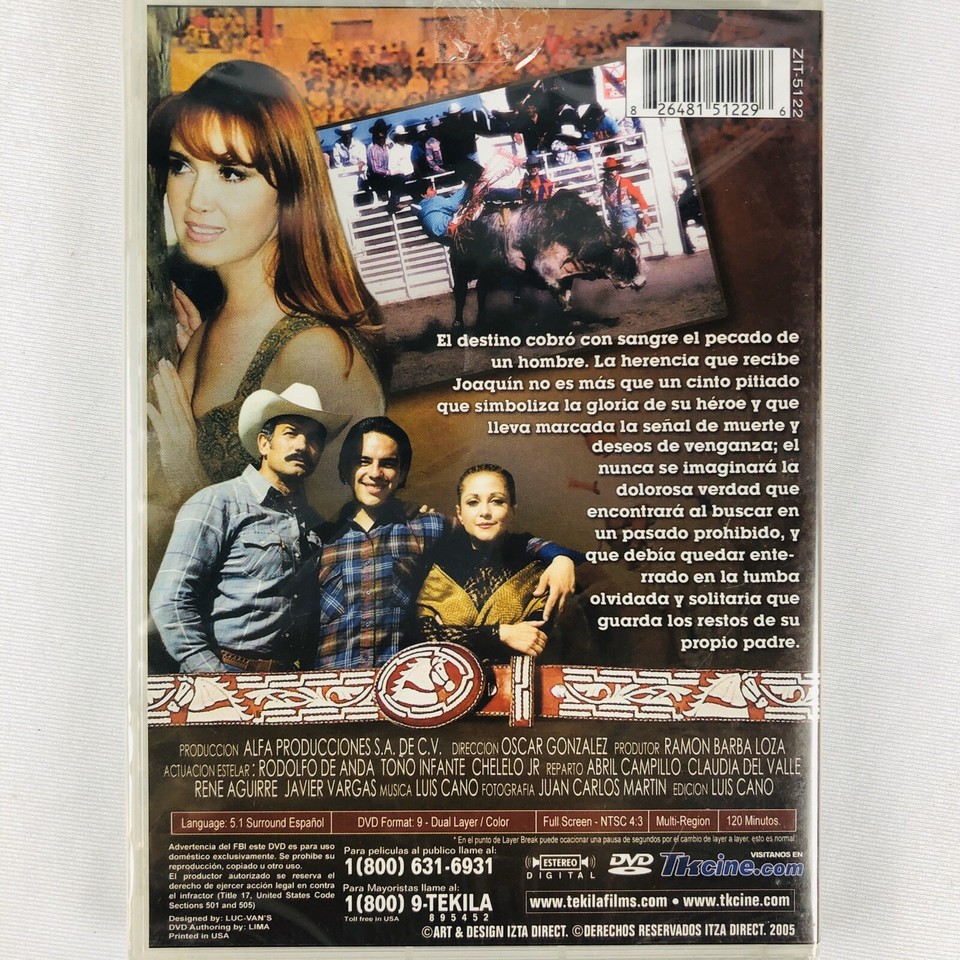 DVD EL DEL CINTO PITIADO RODOLFO DE ANDA TOÑO INFANTE ELEAZAR GARCIA ...