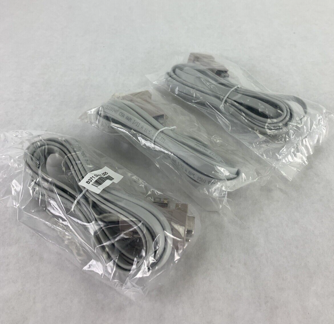 New Lot of 3 Foxconn Console Cable RJ45 to DB9 Female Adapter E124936-D ...