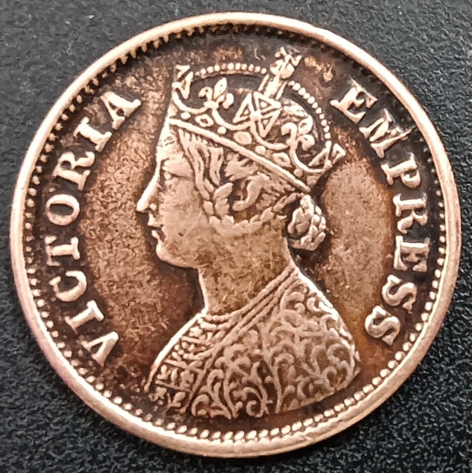 British India Victoria Empress 1/2 Pice 1899 Copper Coin | eBay