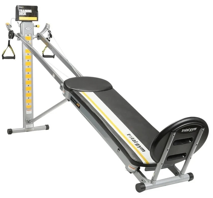 Total Gym FIT Home Fitness Folding Full Body Workout Exercise Equipment ...