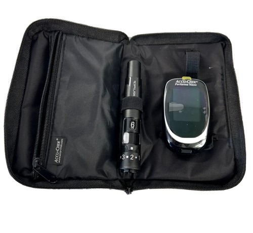 Accu Chek Performa Nano Blood Glucose Meter FastClix Including Case ...