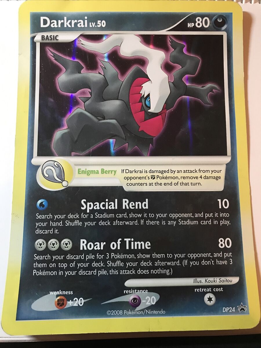 2008 Pokemon Darkrai Holofoil Jumbo Promo Card, NIP, Super 2008 Pokemon Darkrai Holofoil Jumbo Promo Card, NIP, Super