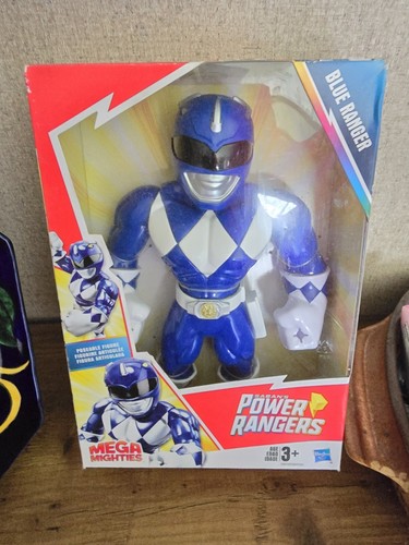 Power Rangers Mega Mighties Ranger 10 Inch Chubby Action Figure - Blue ...