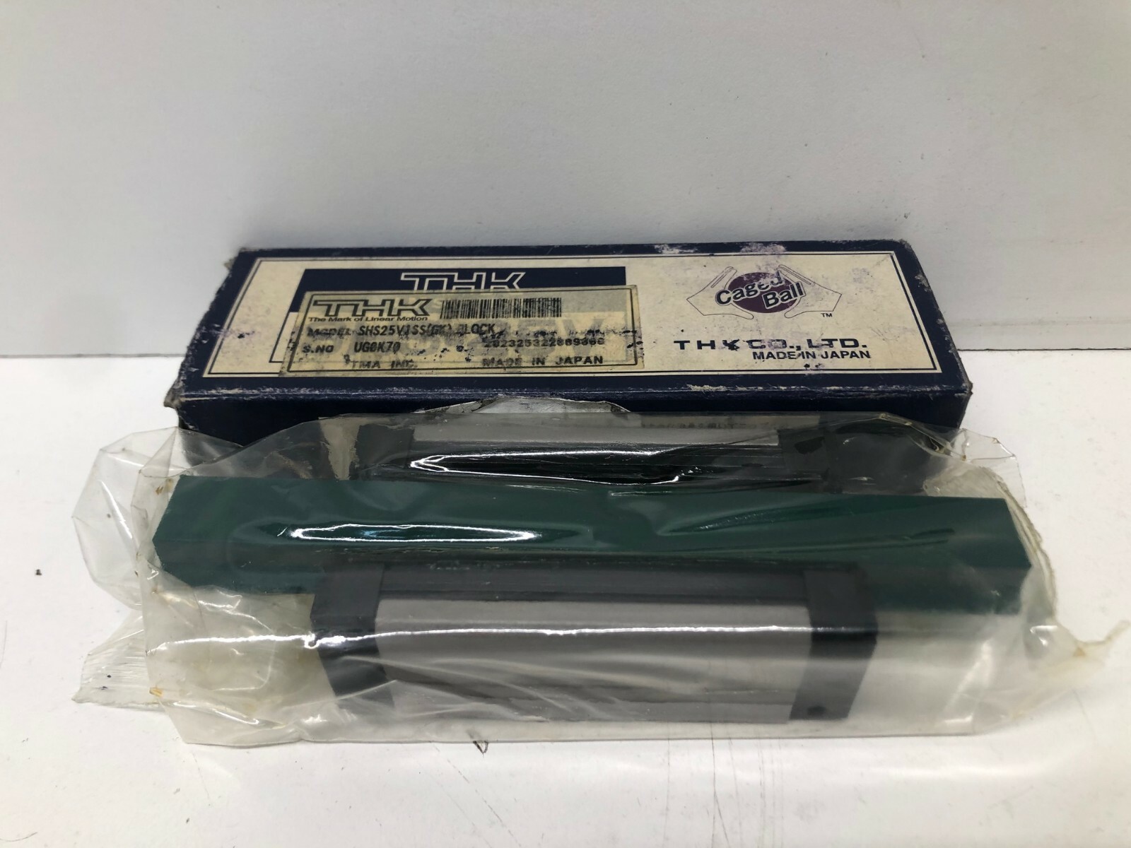 NEW OLD STOCK! THK LM LINEAR SLIDE BEARING BLOCK SHS-25V SHS25V1SS-(GK ...