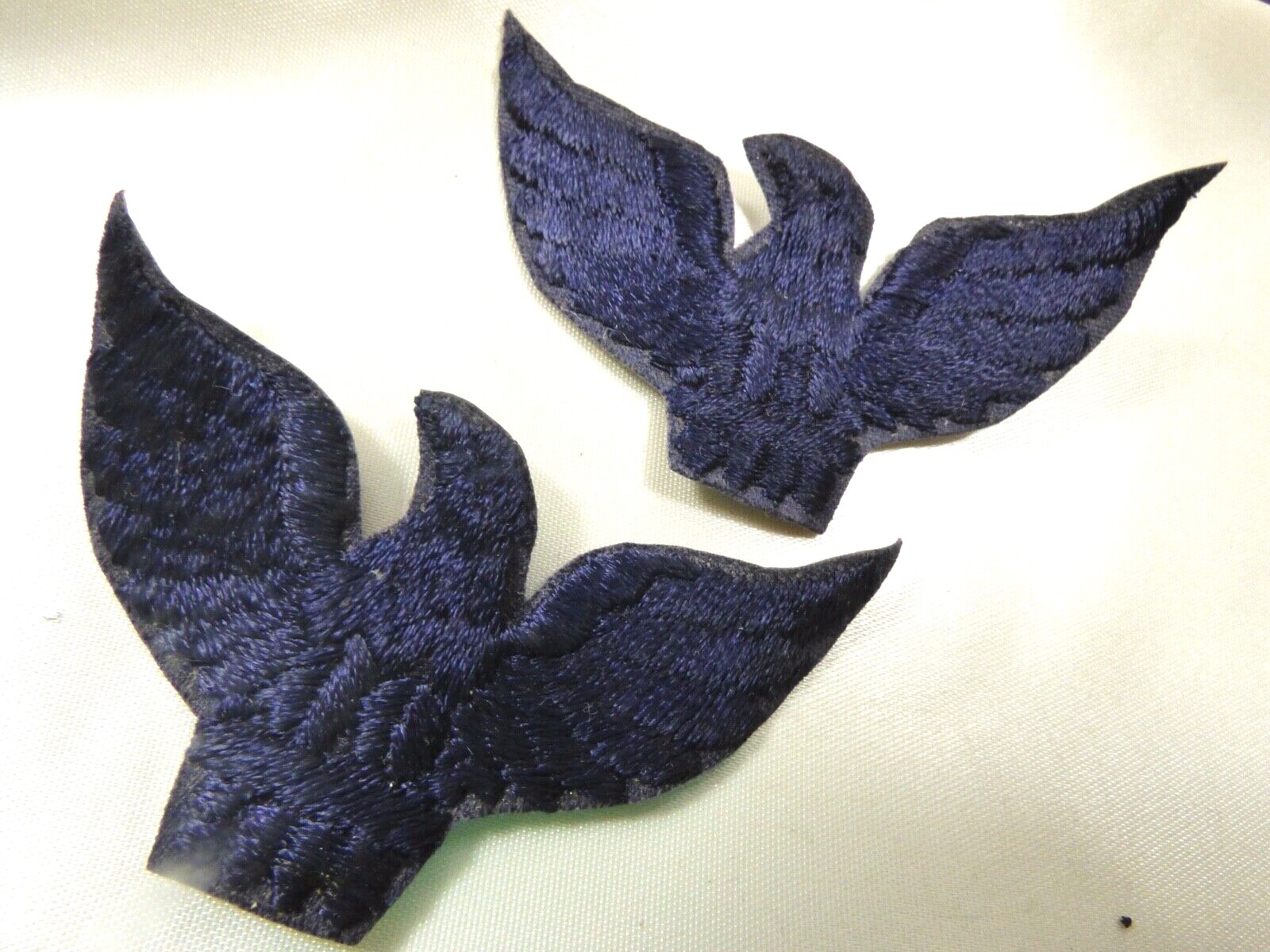 VINTAGE SET OF 2 1970'S BLUE EAGLE NAVY EMBROIDERED PATCHES | eBay