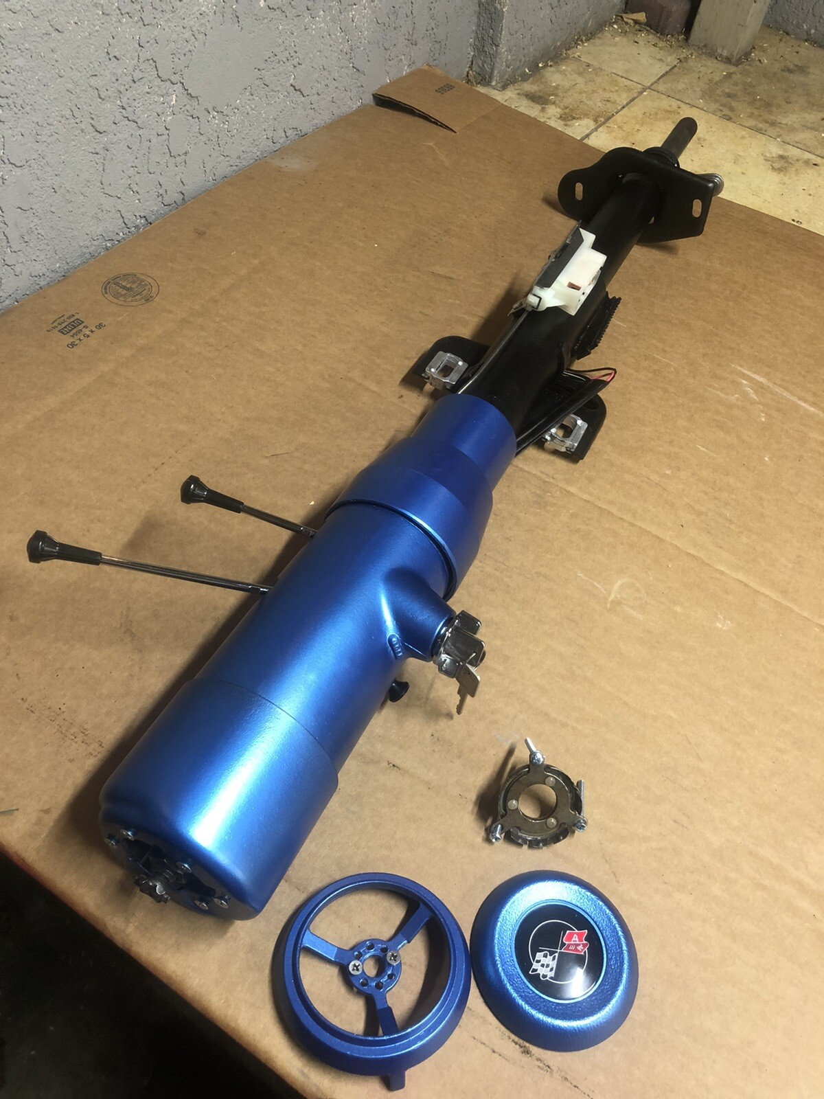 1969-1975 Corvette Tilt Steering Column Rebuilt Factory GM C3 Tele ...