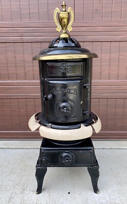 Stoves - Antique Cast Iron Wood Burning Stove