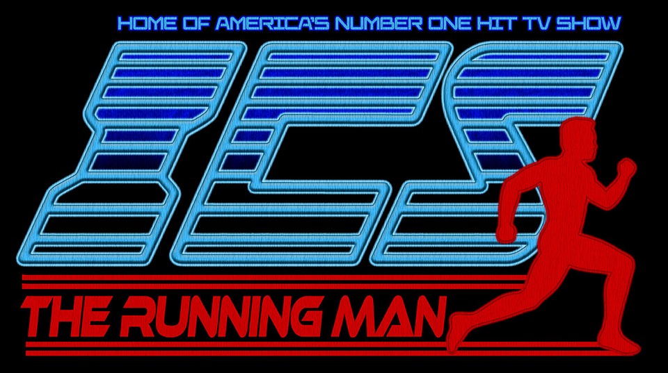 ICS Running Man Inspired T-shirt - Retro 80s Film Fan Tee Shirt Arnie ...