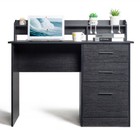 Computer Desk with 3 Drawers Office Laptop Table Gaming Workstation ...