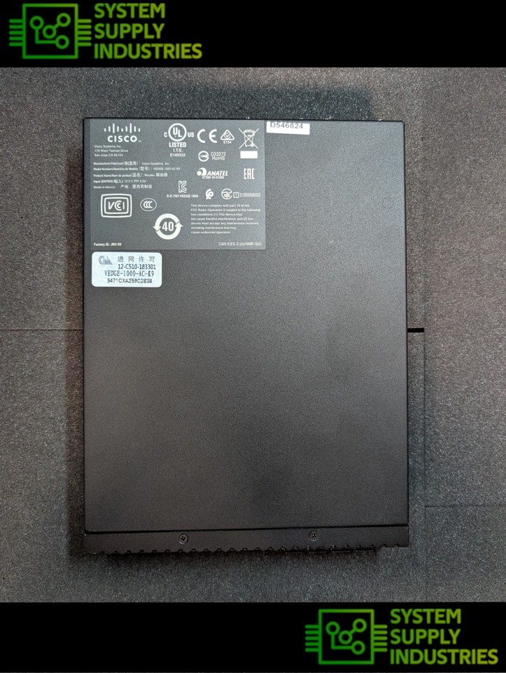 CISCO VEDGE-1000-AC-K9 ROUTER Boxed w/accessories | eBay