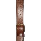Belt .Color Brown. Size Large .made As 100%Leather. Rn #52469 Made In ...