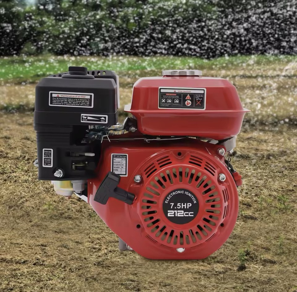 7.5HP 4-Stroke Petrol Engine | Pull Start For Generators, Water Pump ...