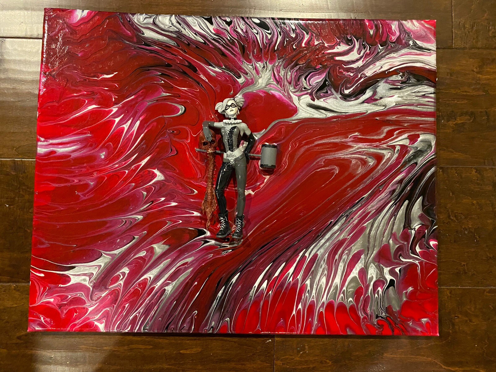 Harley Quinn Original Painting Art By Aaron Goodwin 1/1 Canvas Size ...