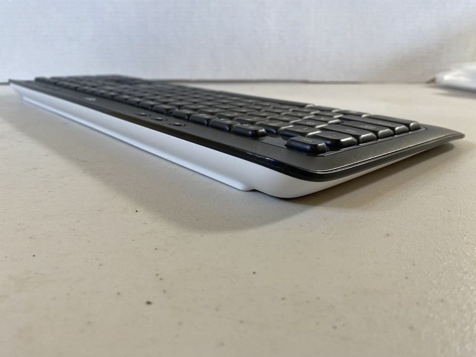 Logitech k540 LOGI black & white keyboard No. ESD-1715801C wireless ...