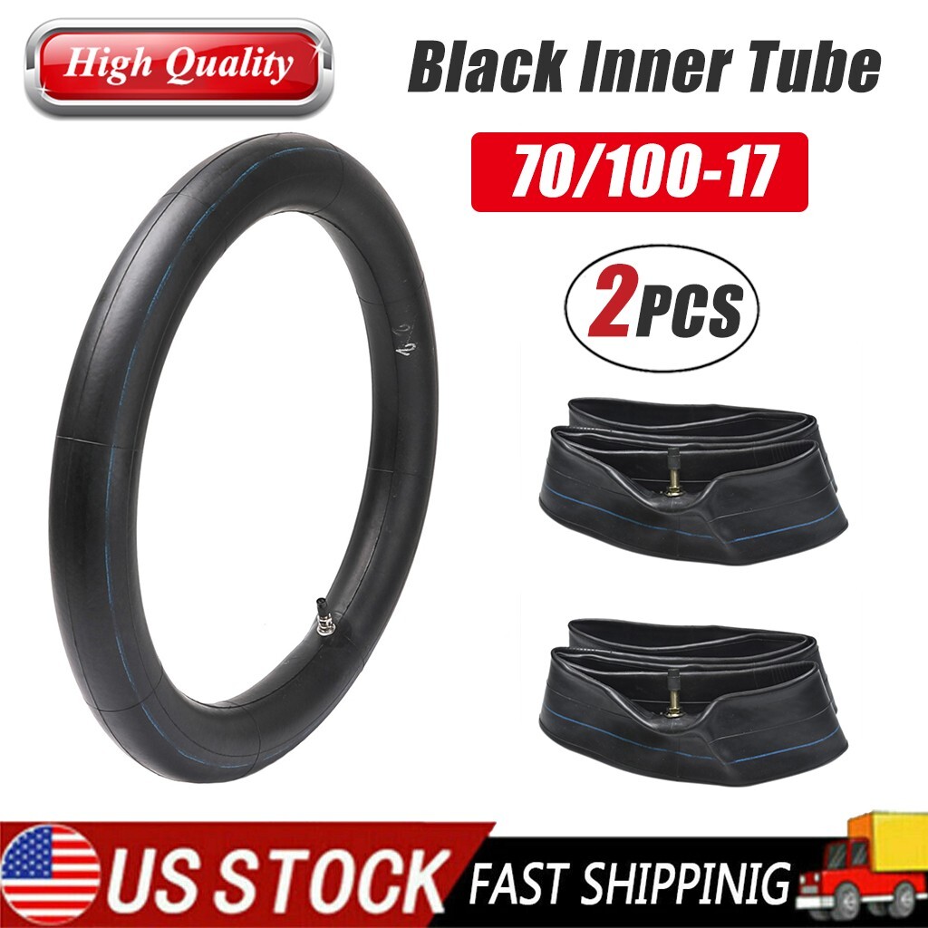 2PCS 70/100-17 Inner Tube 2.75-17 Tire Tube For CT90 CT110 CR80R NS50F ...