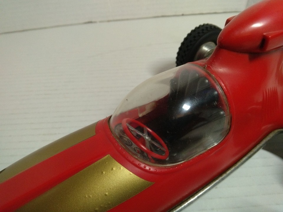 Vintage Cox Thimble Drome Gas Powered Prop Rod #9 Red w Aluminum Frame ...