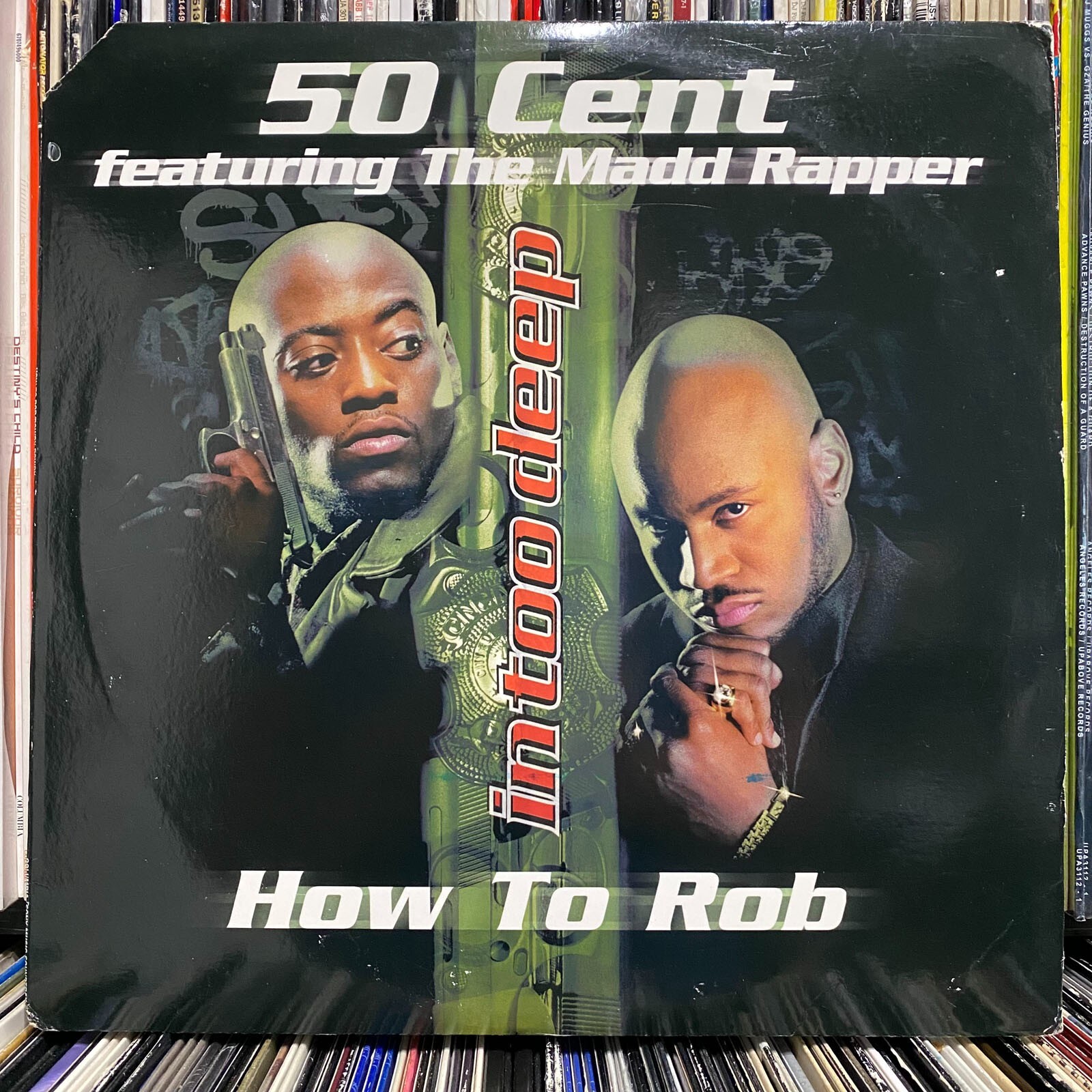 50 CENT - HOW TO ROB / ROWDY ROWDY (12") 1999!!! RARE!!! THE MADD ...