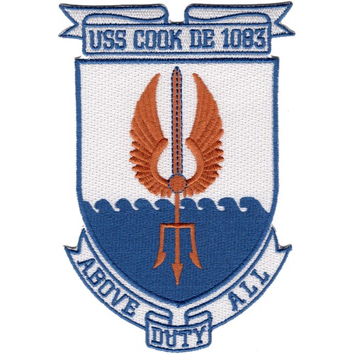 USS Cook DE-1083 Destroyer Escort Ship Patch | eBay