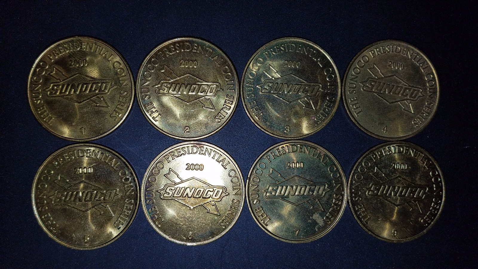 Sunoco Presidential Coin Series 2000 (8 Coins) 1953-2001 | eBay