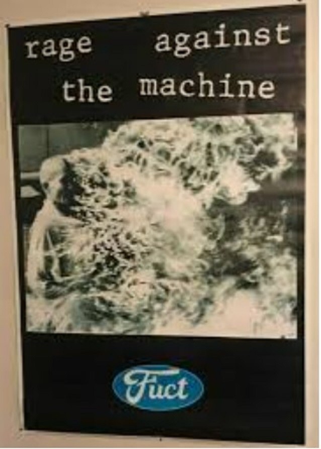 Rage Against The Machine Burning Monk Poster