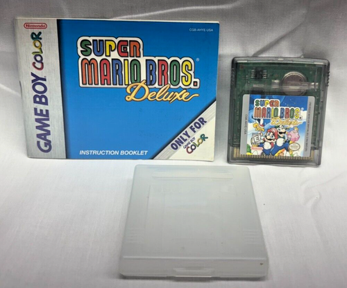 Nintendo ~ Gameboy Color ~ Super Mario Bros. Deluxe ~ Game ~ FREE ...