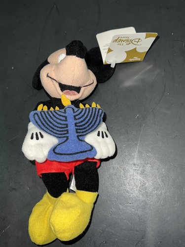 Vtg Hanukkah Mickey Mouse 8" Walt Disney Excl. NWT Plush Stuffed ...