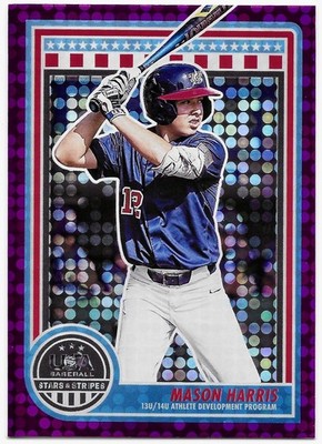 2025 Panini Stars and Stripes - Purple /99 - Mason Harris #186 | eBay