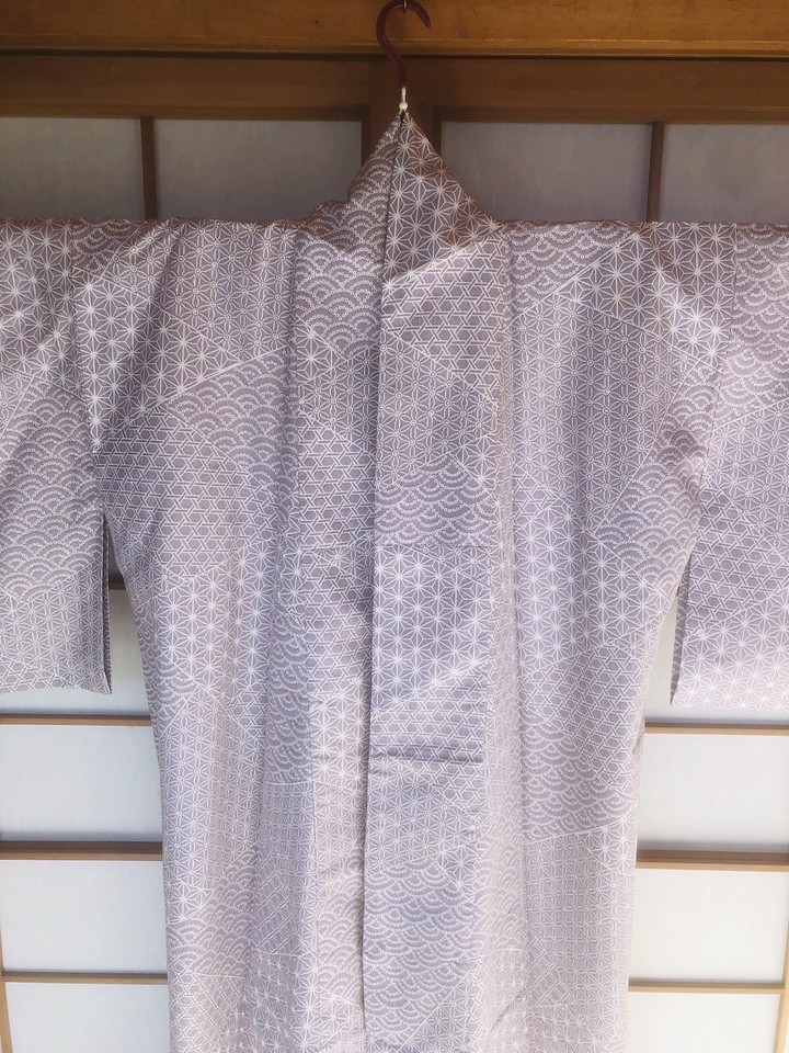 258 [Authentic & Vintage] Japanese Kimono Men's/Women's Robe Yukata ...