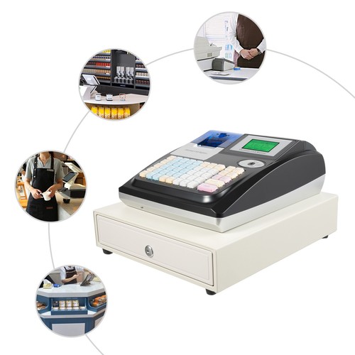 Square POS Terminal Cash Register Complete W/ Printer, And Cash Drawer ...