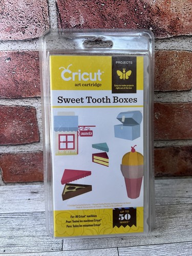 Sealed New Cricut Art Cartridges Sweet Tooth Boxes Cartridge Party ...