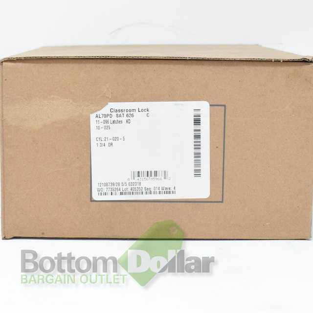 Schlage Al70pd SAT 626 C Keyway Series Al Grade 2 Cylindrical Lock ...