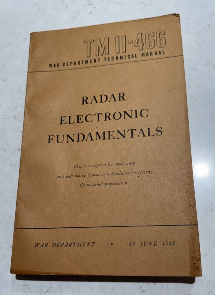 10 Rare Original WWII War Department Technical Manuals TM 11 1944 ...