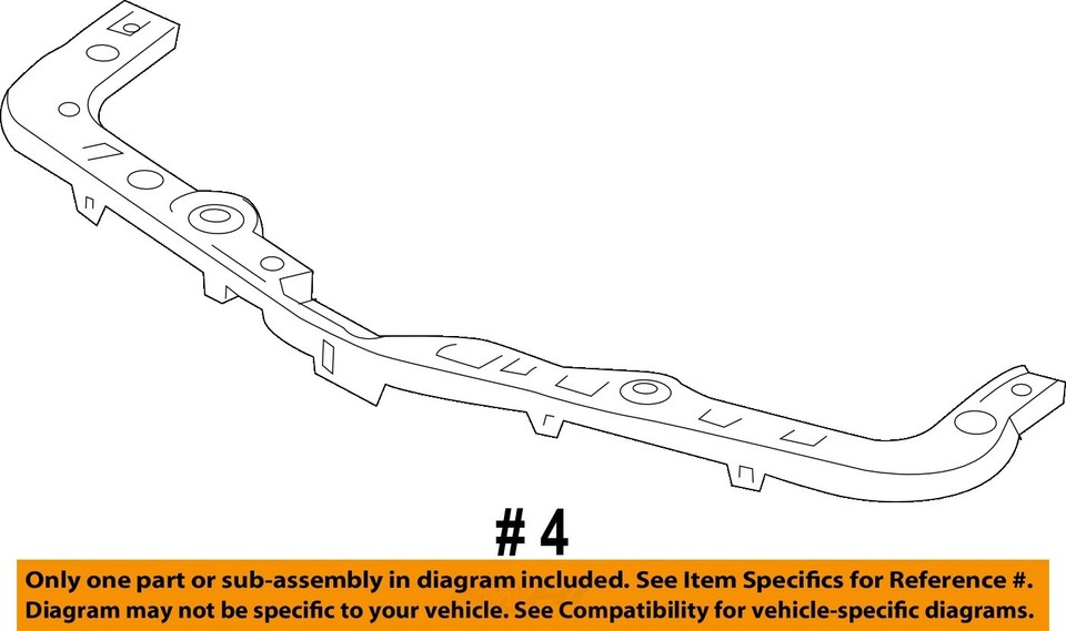 GM OEM 18-21 Equinox Bumper Components-Upper Support 84129794 | eBay