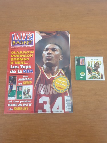 MVP Basket - magazine n°3 vintage Juin/juillet 1994 complet poster ...