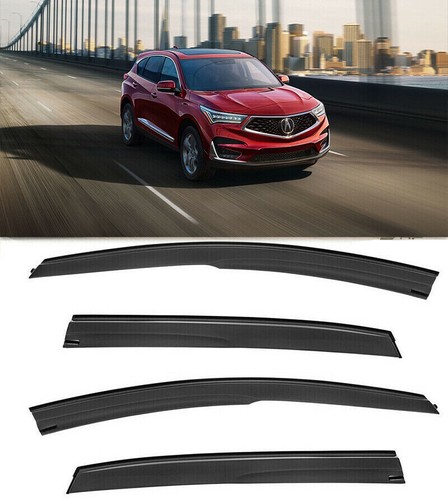 For 13-18 Acura RDX Window Vents Rain Guards JDM MUGEN Tape on Style ...