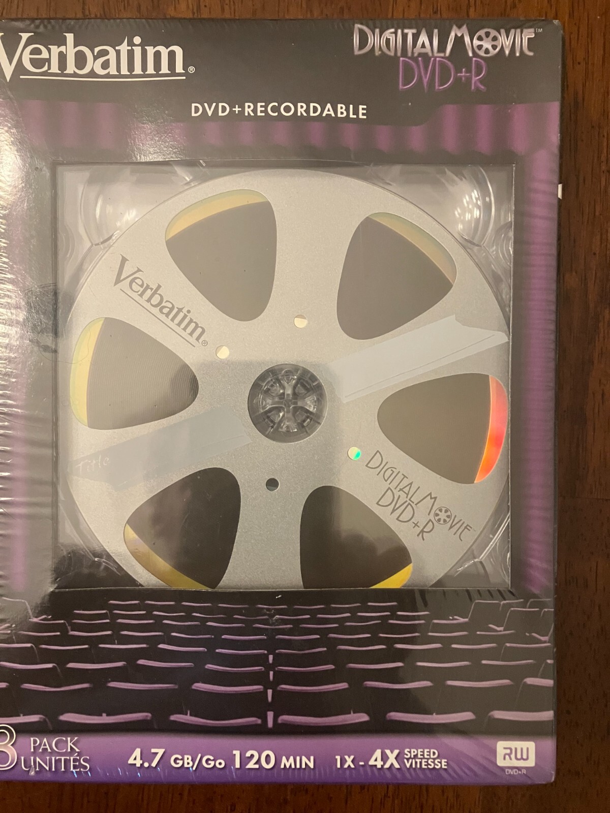 Verbatim DVD-R Digital Movie blank 3-pack 1-4X factory sealed, new | eBay