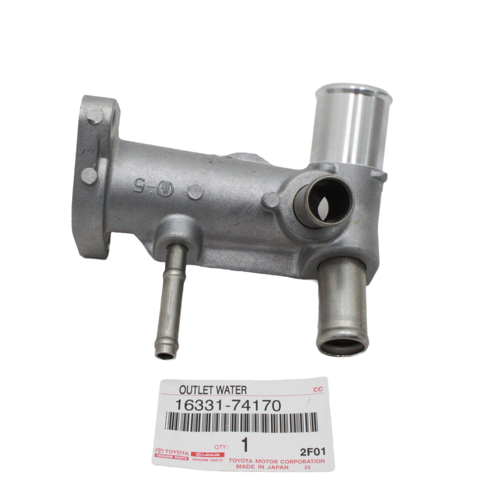 Toyota RAV4 Camry Celica OEM Genuine Radiator Water Outlet Pipe 16331 ...