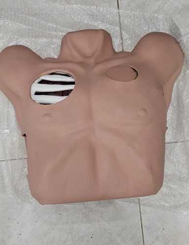 NASCO LIFE FORM CHEST TUBE / DRAIN MANIKIN SIMULATOR INSERTION TRAINER ...