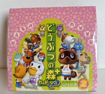 New Animal Crossing E + Cards Series 2 Booster Box 32 types Japan ...