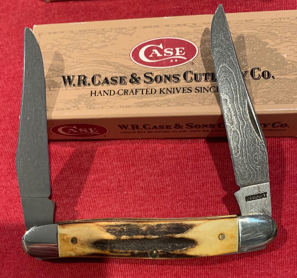 CASE STAG DAM. MUSKRAT KNIFE NEVER USED IN BOX | eBay